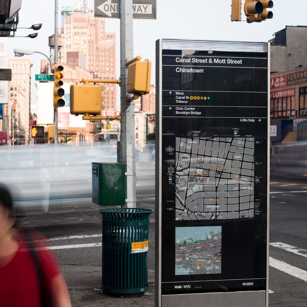 How New York City Developed its Wayfinding Signage Collection of 9 ...