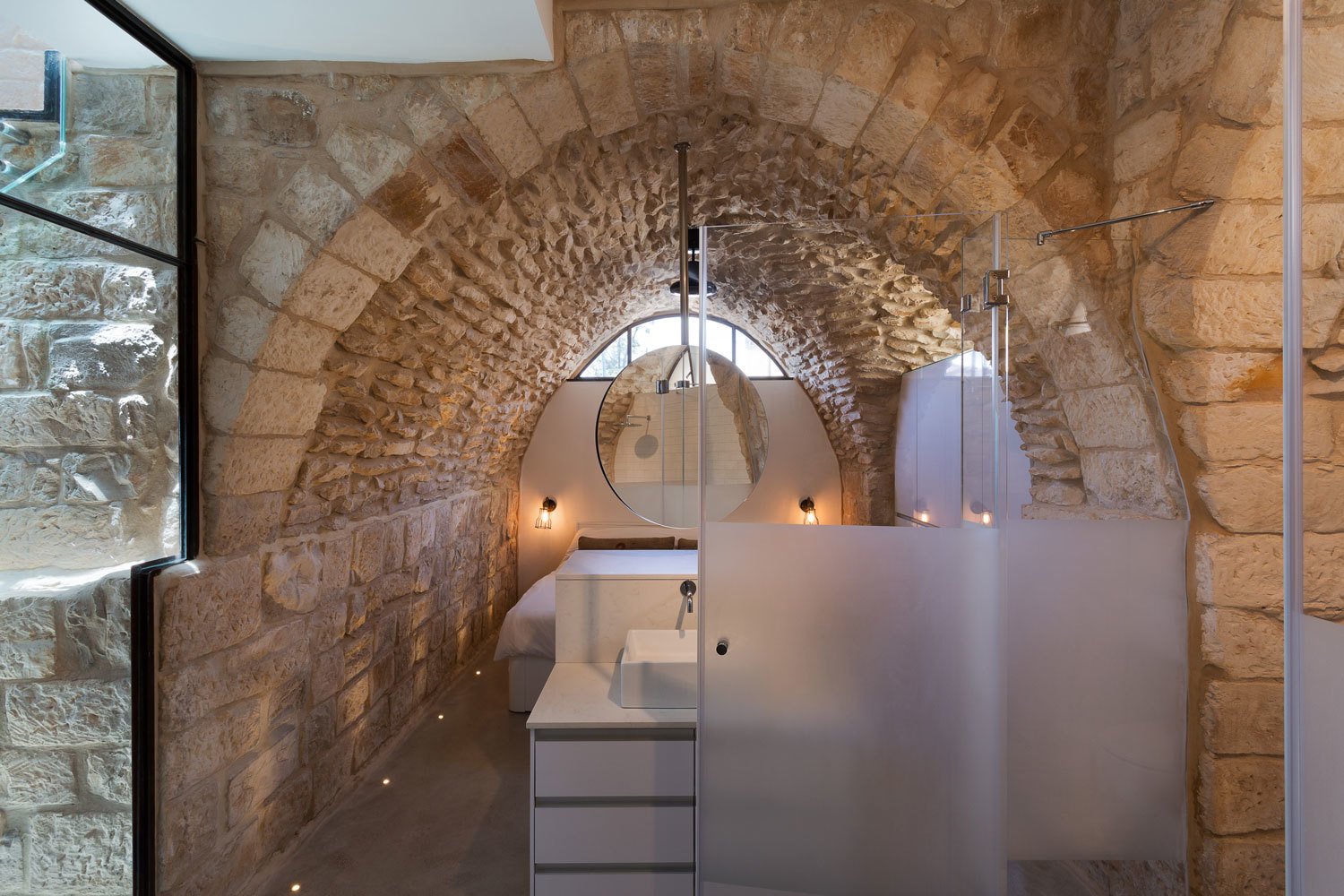 Photo 5 of 7 in A 250-Year-Old Stone House in Israel With a ...