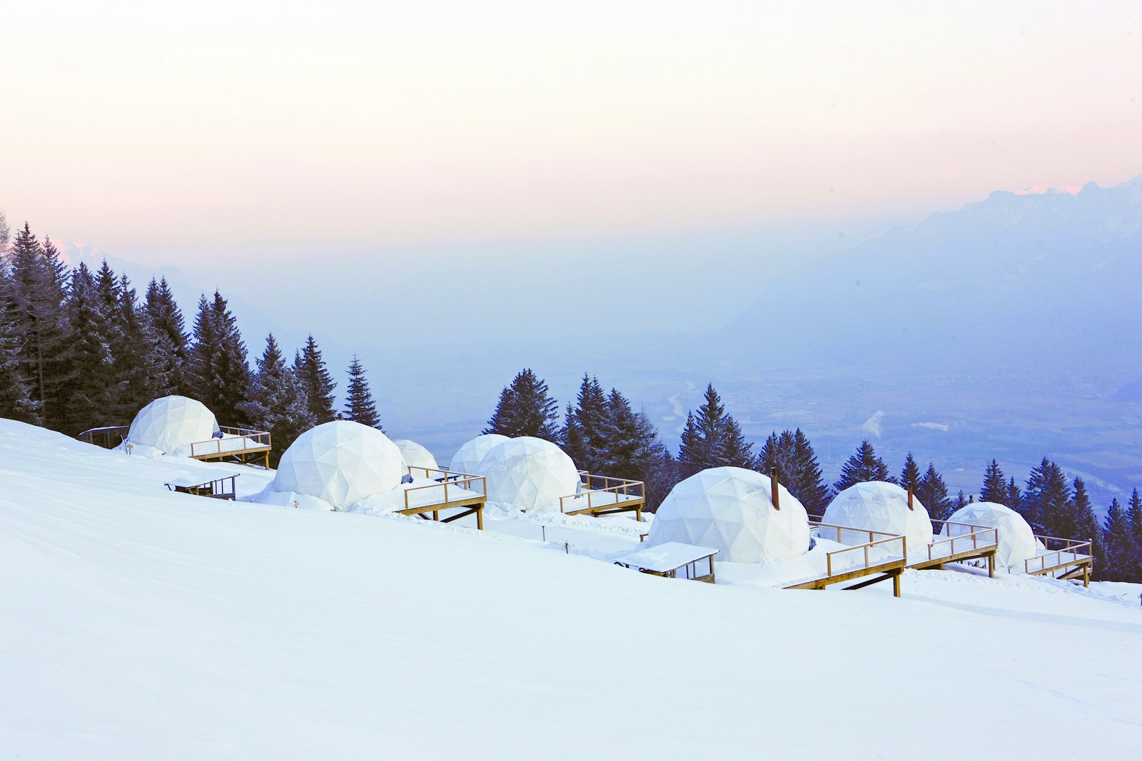 Go Eco-Friendly Glamping in These Geodesic Domes in the Swiss Alps ...