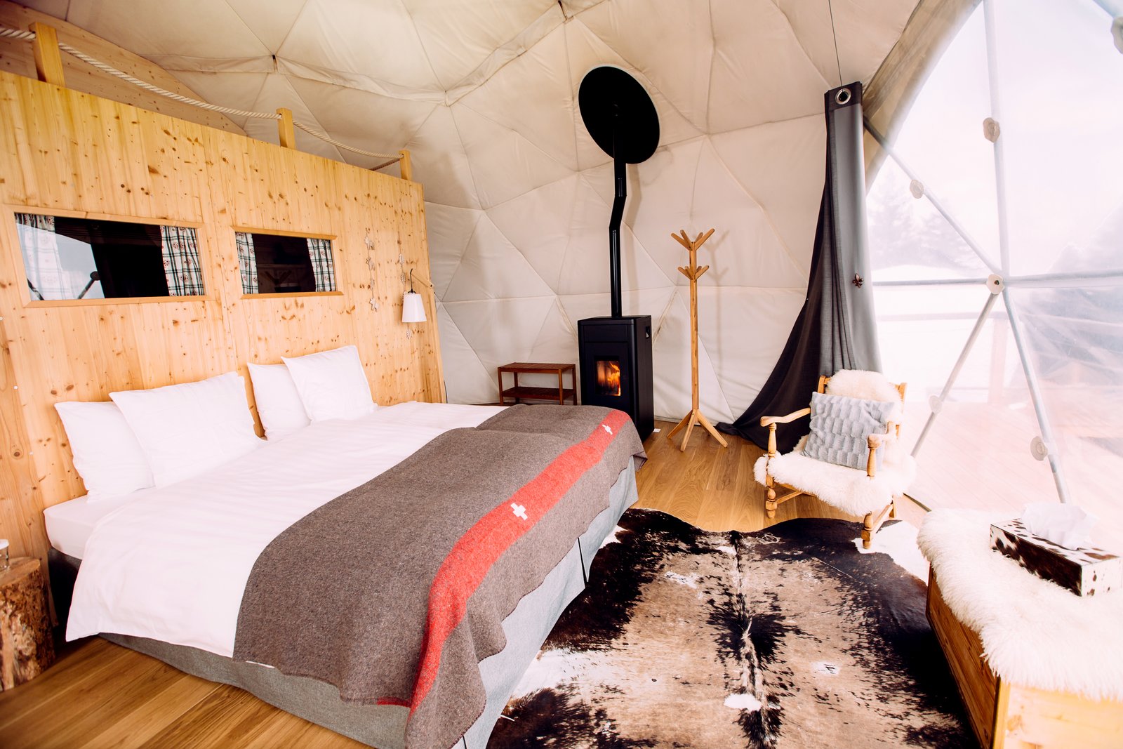 Go Eco-Friendly Glamping in These Geodesic Domes in the Swiss Alps ...