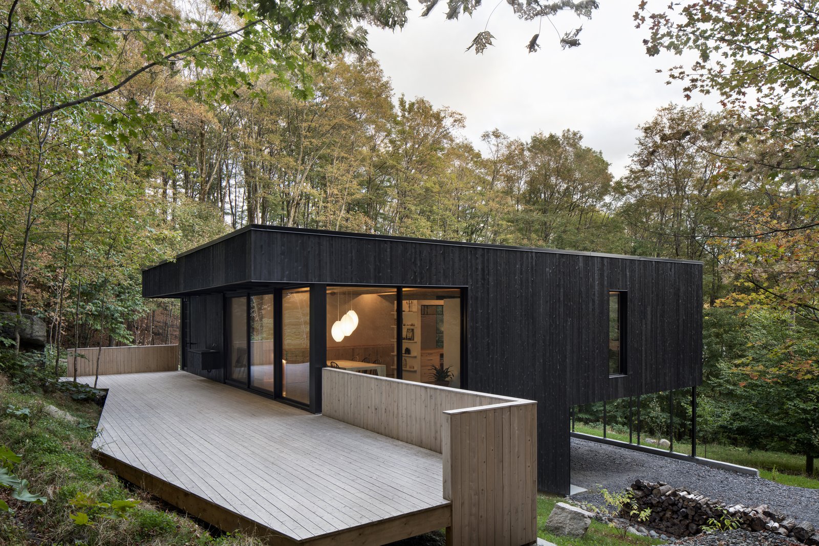 This Wood-Clad Home Is Built Into a Serene Mountain Slope - Dwell